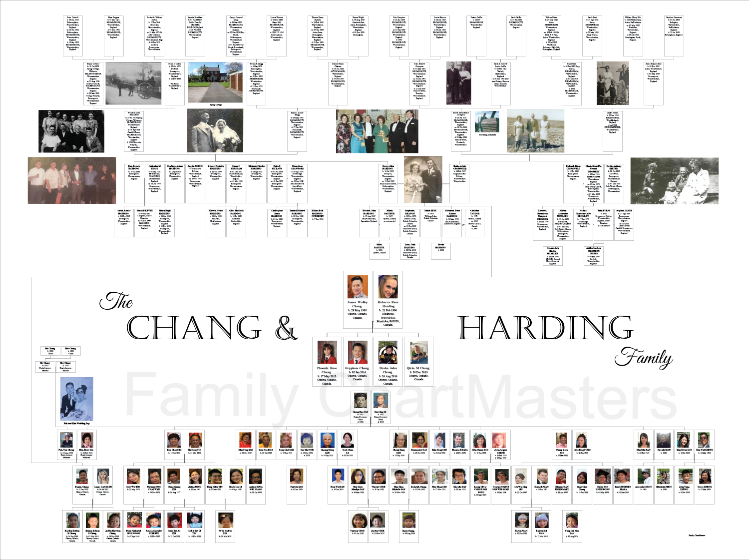 Chang & Harding Family – Family Chartmasters