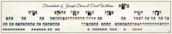 Descendants of Joseph Dixon & Carol Williams – Family Chartmasters