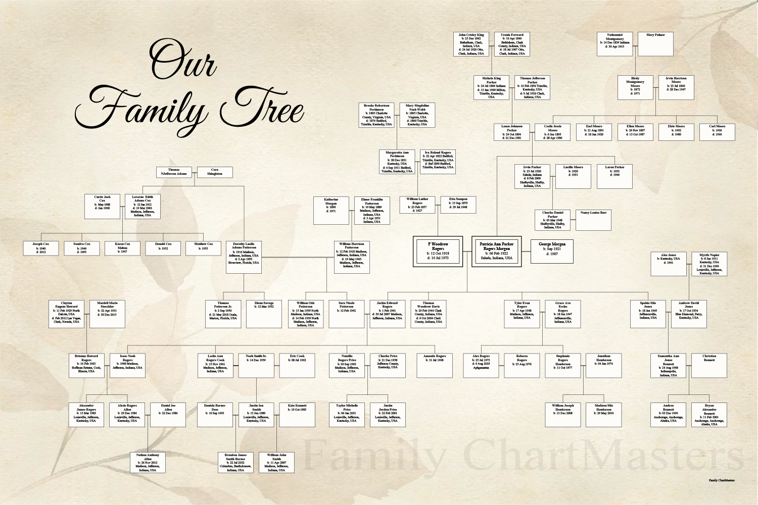 Our Family Tree – Family Chartmasters